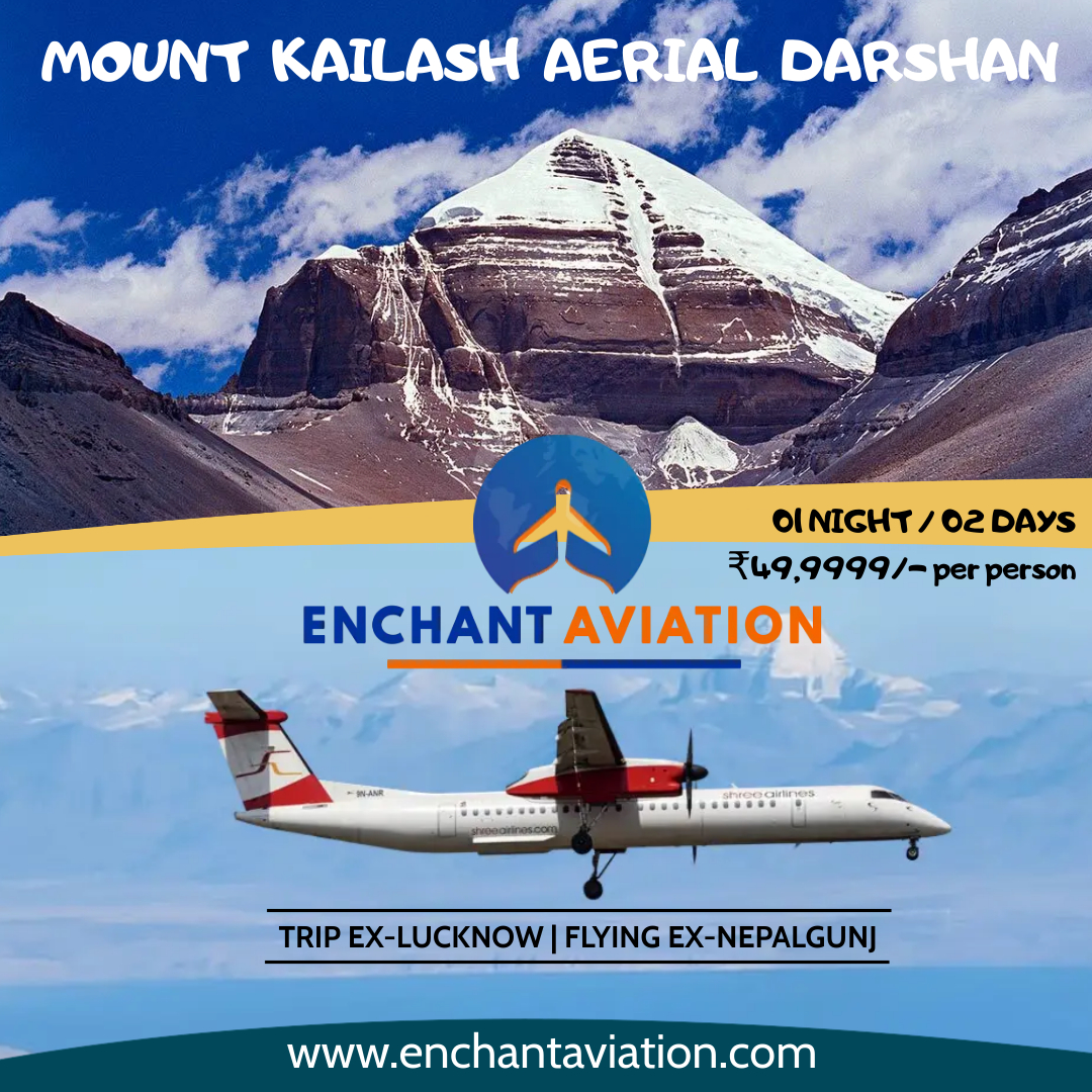 Kailash Mansarovar Aerial Darshan- Mountain flight from Nepalgunj